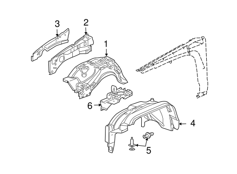 Inner Components for 2007 Hummer H3 | GM Parts Center