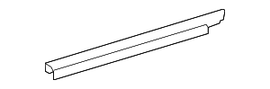 68173-12380 - Door Window Belt Weatherstrip - 2019-2024 Toyota | OEM ...