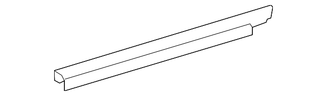 68173-12380 - Door Window Belt Weatherstrip - 2019-2024 Toyota | OEM ...