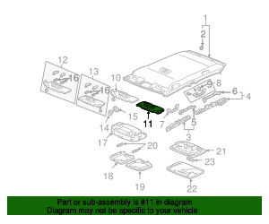 83280-SDB-A13ZB - Sun-Visor Assembly, L *YR239L* (Mirror) (Ivory ...
