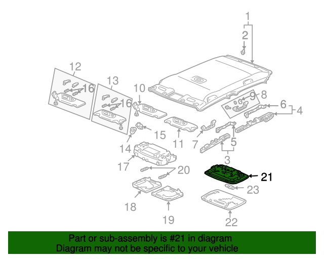 2003-2007 Honda Base *YR239L* (Ivory) 34252-S5A-003ZH | Cheaper Honda Parts
