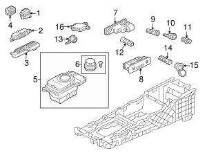2017-2018 Jaguar Gear Shift Assembly T2H39457 | OEM Parts Online