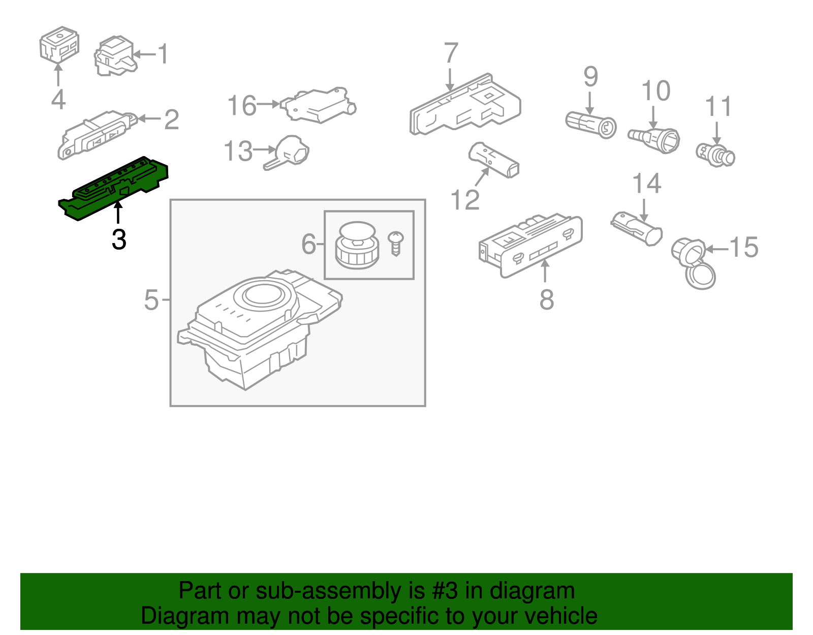 2016-2020 Jaguar Switch Assembly T2H19784 | JaguarParts.com