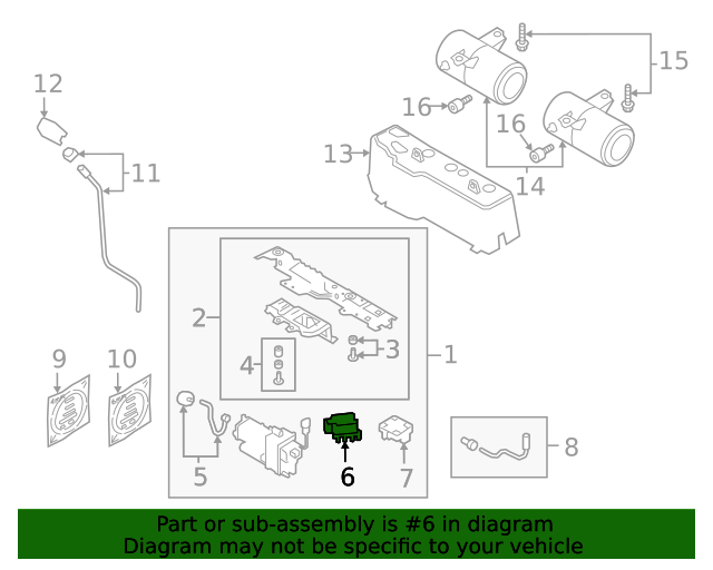 4N0-616-013-A - Suspension Self-Leveling Valve 2019-2024 Audi ...