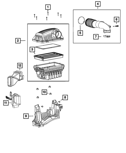 Air Cleaner for 2024 Ram 1500 | My Mopar Parts