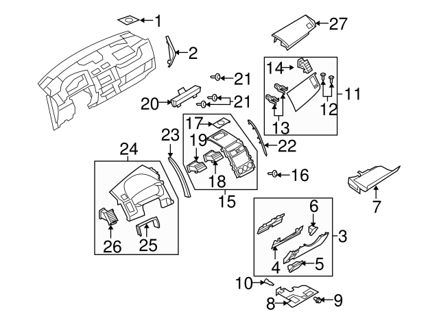 TD14-55-150C - Side Trim - 2007-2009 Mazda CX-9 | Mazda Swag