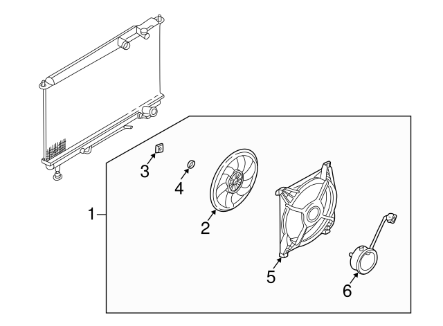 25231-38000 - Fan Blade 2001-2006 Kia Optima | Kia.Parts Store