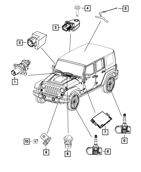Sensors for 2015 Jeep Wrangler | Mopar eStore