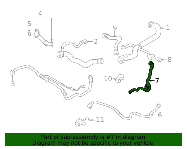 Genuine BMW 17-12-9-894-760 | Overflow Hose | FREE Shipping on Most ...