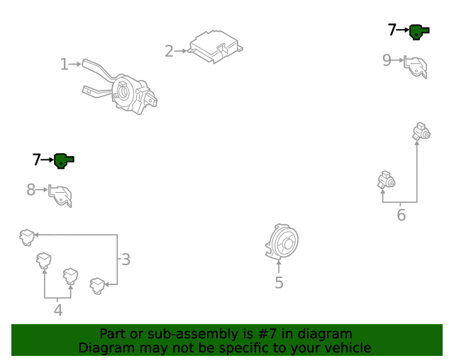 971-907-651 - Acceleration Sensor 2017-2023 Porsche | AutoNationParts.com