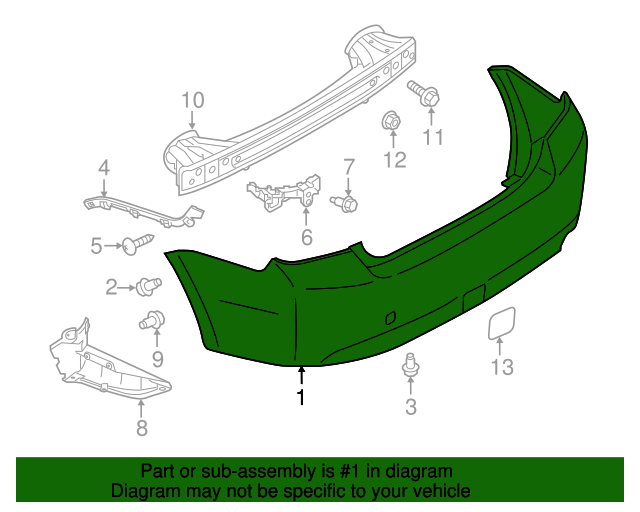 57704FL21A - Bumper Cover 2017-2023 Subaru Impreza | Subaru Direct ...