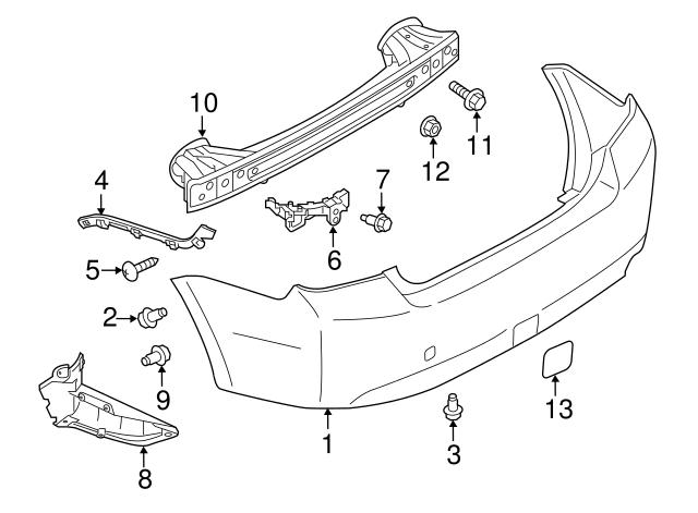 2017-2021 Subaru Impreza OEM NEW 2017-19 Subaru Impreza Bracket Right ...