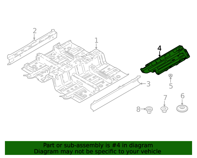 2018-2023 Hyundai Kona Under Cover 84145-J9000 | OEM Parts Online