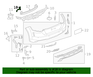 2016-2020 Audi Retaining Bracket 8S0-807-329-B | OEM Parts Online