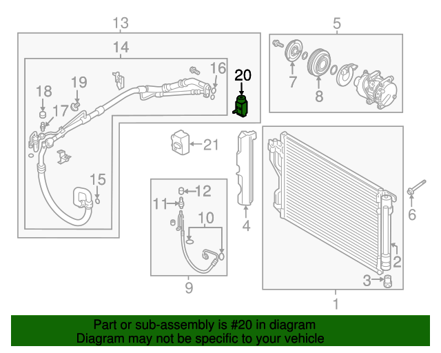 97626-3R000 - Expansion Valve 2011-2016 Kia | Kia.Parts Store