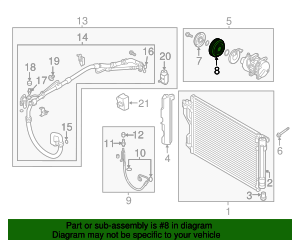 97643-3R000 - A/C Compressor Clutch Pulley 2011-2020 Kia | Kia.Parts Store