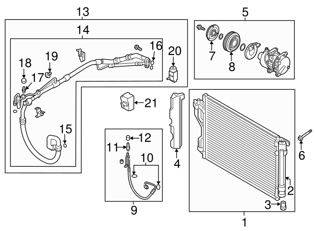 2011-2015 Kia Optima Air Guide - Driver's Side (LH) 29136-2T000 ...