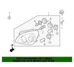 11254-06257B - Radiator Support Access Cover Bolt 2006-2020 Kia | Kia ...