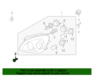 11254-06257B - Radiator Support Access Cover Bolt 2006-2020 Kia | Kia ...