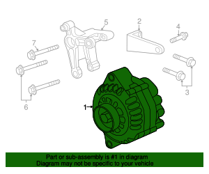 2004 Pontiac GTO Alternator 92058857 | GM Parts Center