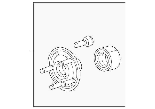 2021-2023 Jeep Hub & Bearing 68346852aa | TascaParts.com