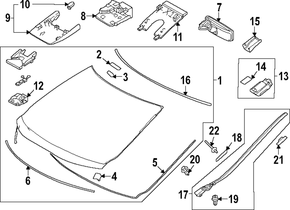 2024-2025 Lexus Front Camera 8646C-48190 | Retail Performance Auto Parts