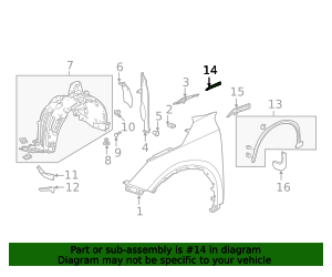 75710-TYA-A01 - Trim Molding 2022-2024 Acura MDX | AutoNation Parts