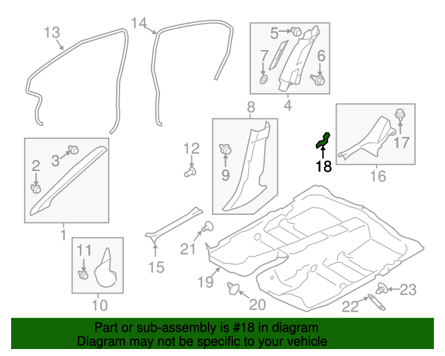 2015-2023 Subaru Striker Cover 94053AL10A | Subaru Parts Store