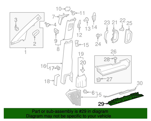 447-730-30-06 - Sill Plate 2016-2020 Mercedes-Benz Metris | Mercedes ...