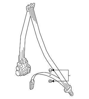 2024 Audi Retractor Assembly 4N0-857-706-E-V04 | TascaParts.com