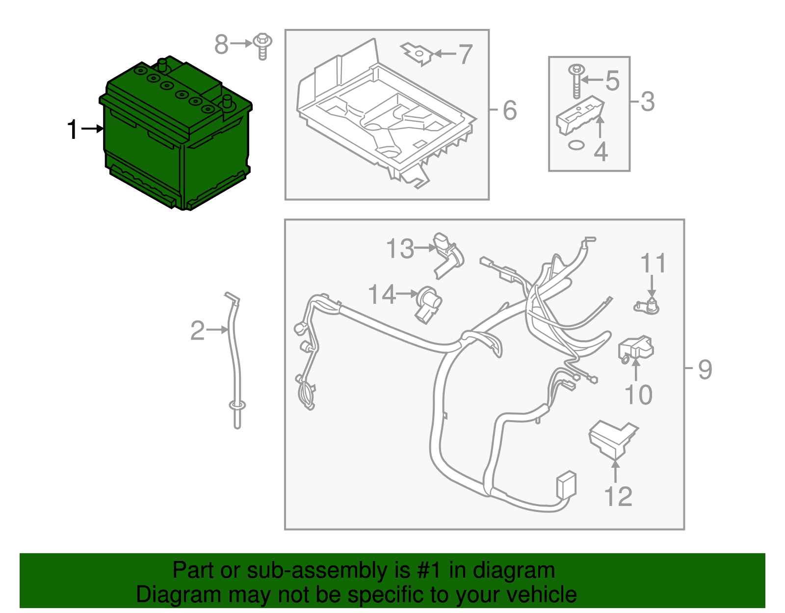 2013-2025 Ford Motorcraft™ Vehicle Battery BXT-99RT4-A | Discount Ford ...