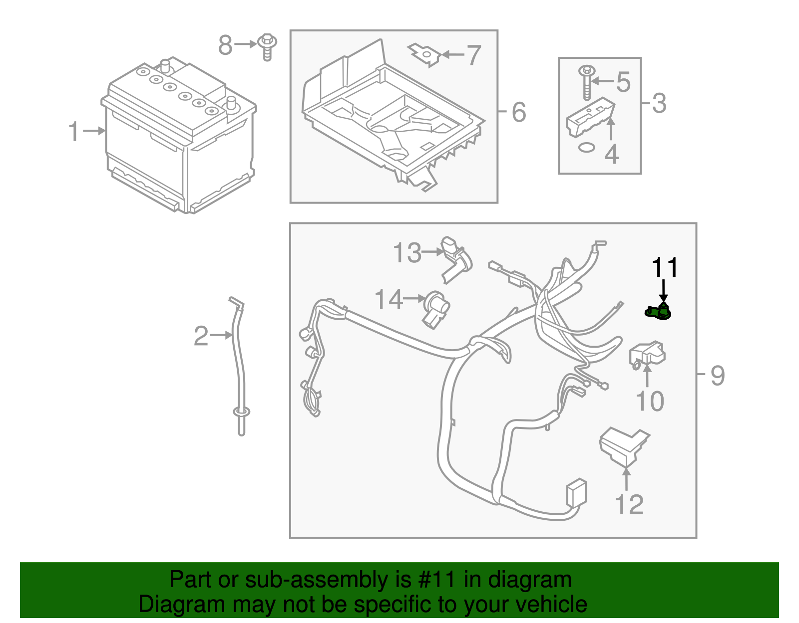 2013-2020 Ford Battery Cable Terminal End DS7Z-10C679-A | Ford OEM ...