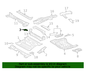 2019-2024 Toyota Access Cover 58325-0R020 | Toyota Parts Center