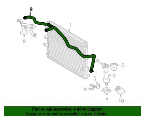 2005-2009 Jaguar Inlet Hose C2C28145 | OEM Parts Online