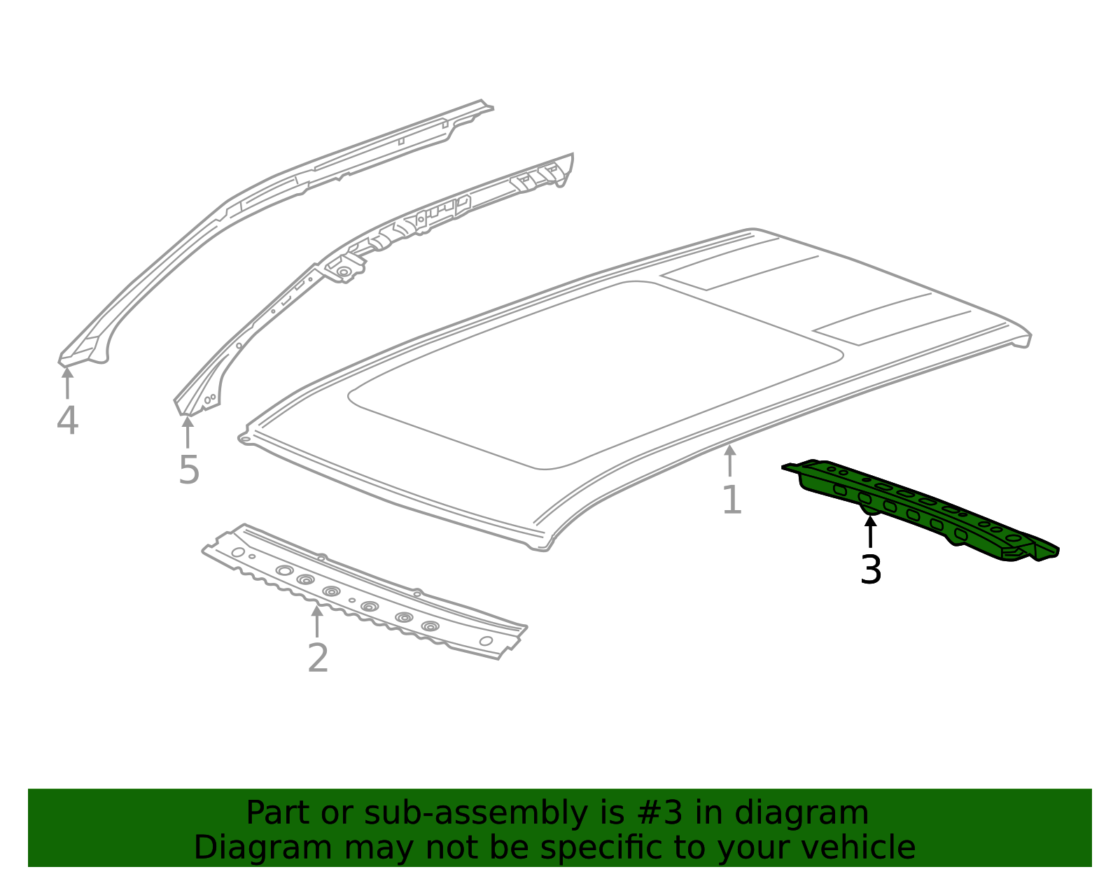 84526313 - Roof Header Panel 2019-2025 Chevrolet Blazer | Gateway Buick ...