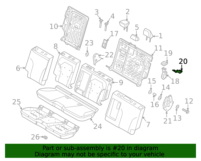 LJ9Z-5862440-A - Striker 2021-2023 Ford Mustang Mach-E | Ford Parts Direct