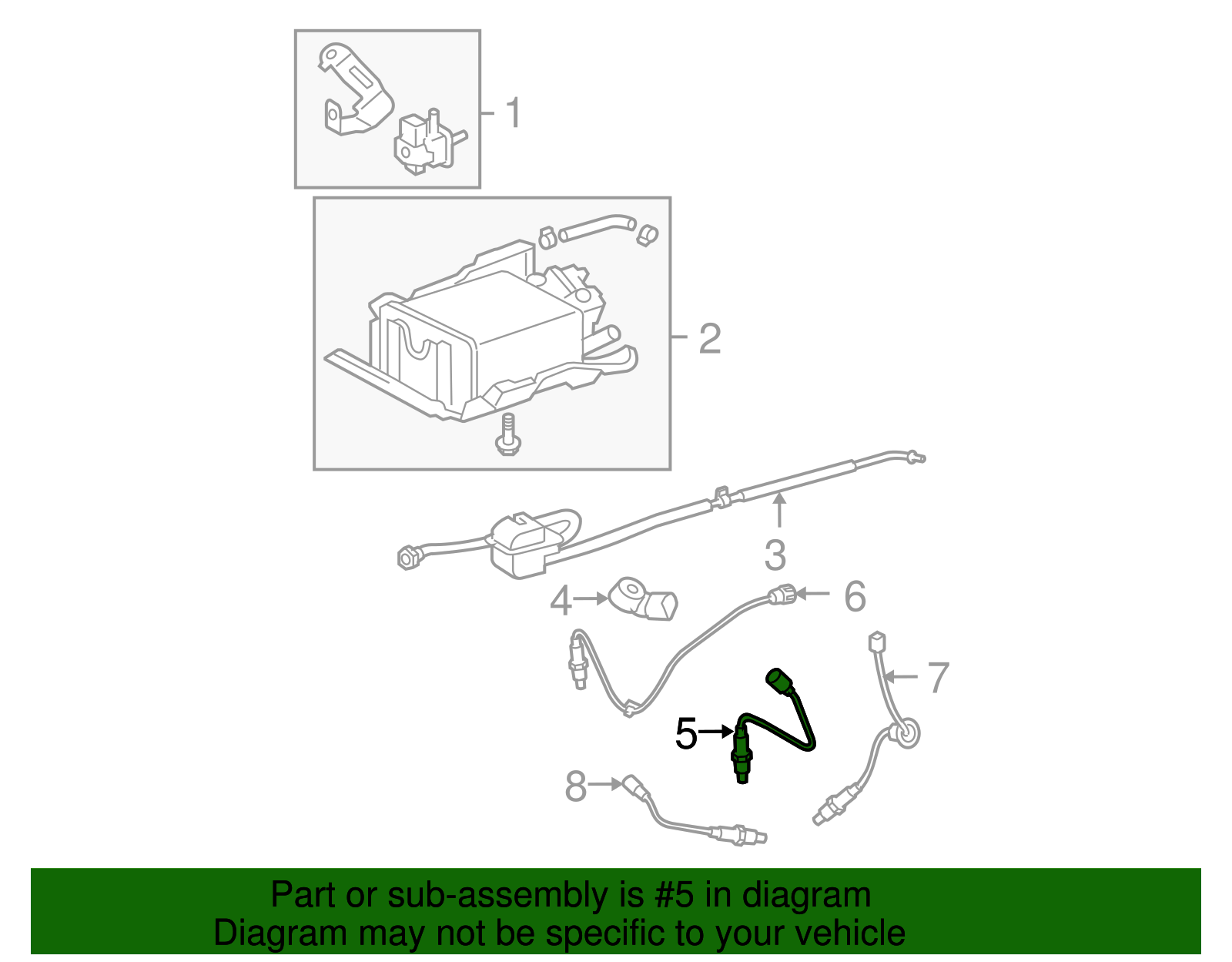 2006-2012 Toyota RAV4 Oxygen Sensor 89467-0R020 | Retail Performance ...