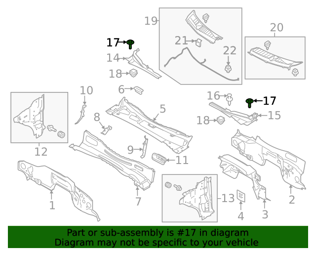 2015-2021 Ford Extension Panel Screw -W709976-S450B | TascaParts.com