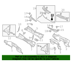2015-2025 Ford Cowl Grille Retainer -W708771-S300 | TascaParts.com
