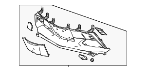 Dark Shadow Front Lower Bumper Cover 84955021 | QuirkParts