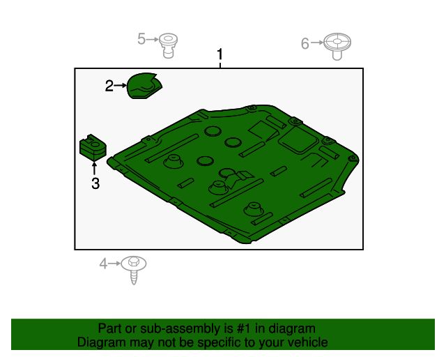 2014-2021 Mini Cooper Under Cover 51-75-7-343-141 | Mini Parts Direct