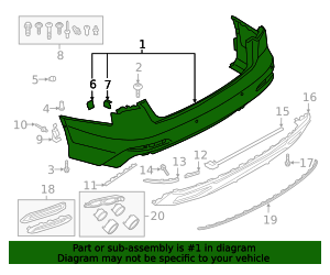 2019-2020 Audi A6 Quattro Bumper Cover 4K0-807-065-B-GRU | Audi USA Parts