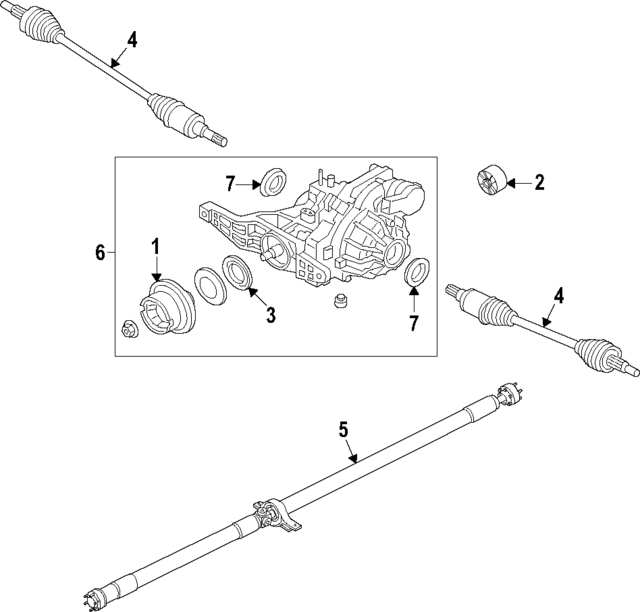 Shaft Assembly Drive NZ6Z-4R602-B | OEM Parts Online