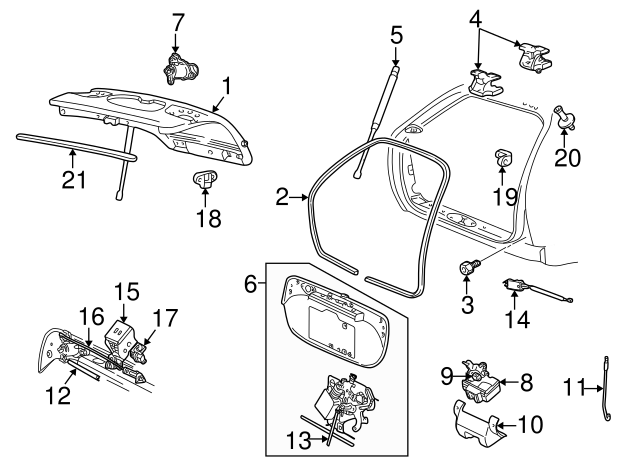 2000-2005 Ford Door Ajar Switch F1DZ-14018-A | Varsity Ford