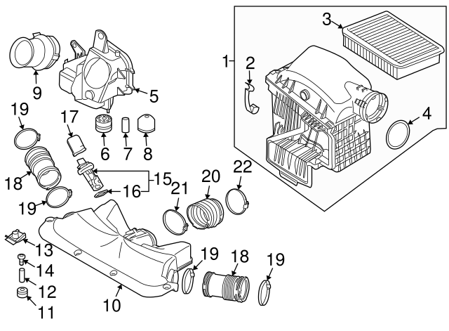 13717541069 - 2006-2008 BMW Inner Boot (13-71-7-541-069) | BMW of South ...