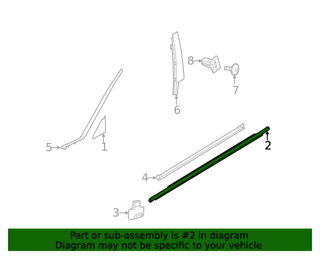 32274408 - Belt Molding - 2019-2021 Volvo | Volvo OEM Parts Direct