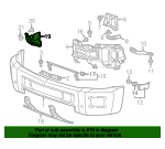 2015-2019 Chevrolet Intake Air Splash Shield 22963220 GM ...