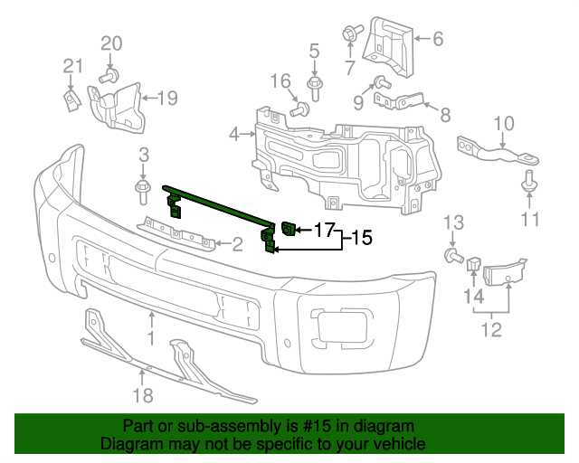 22978549 Bracket - New OEM Part From GM Parts Direct | GM Parts Store