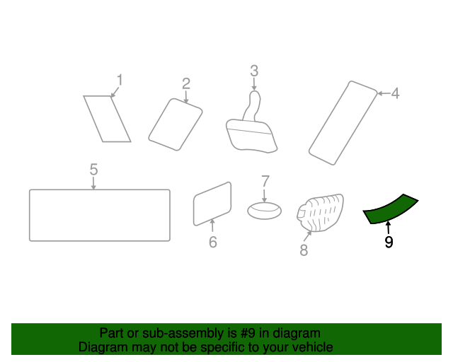 OEM 1995-2024 Honda Spare Tire Label 42767-SV4-A00 | Honda Automotive Parts