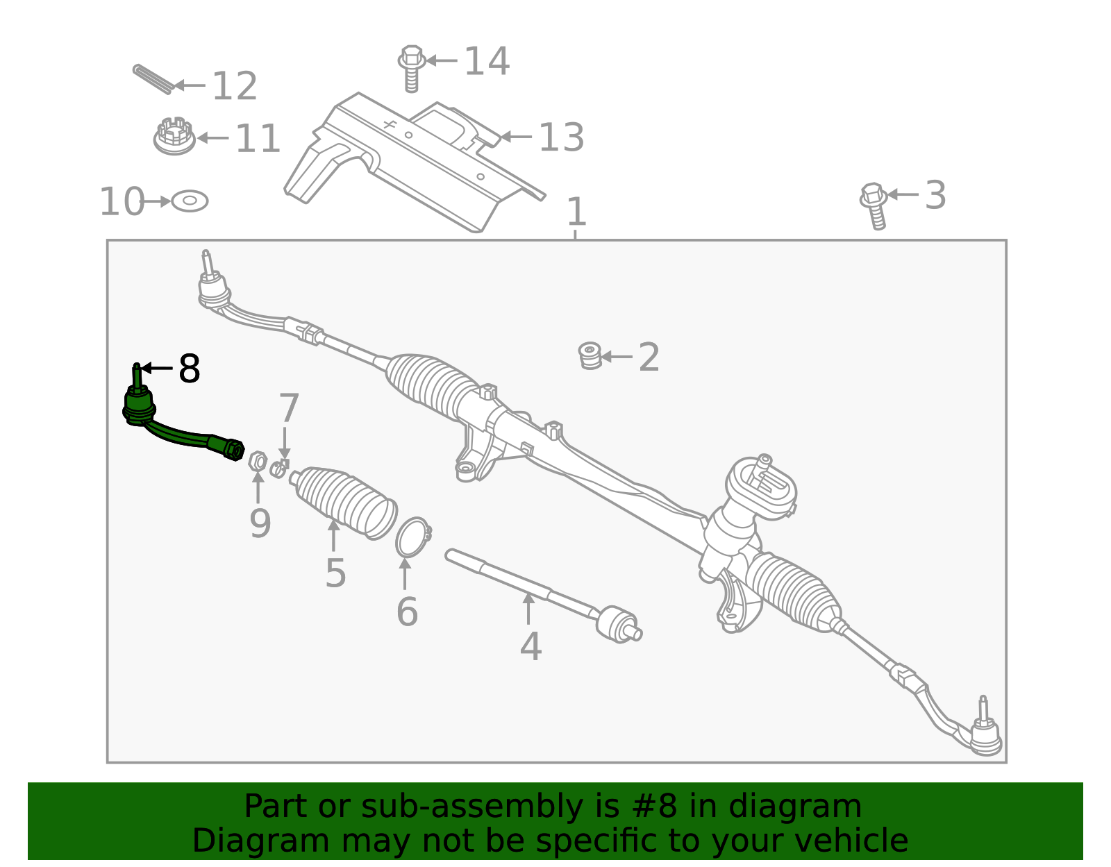 Genuine Outer Tie Rod for 2017-2025 Hyundai | Part# 56820-G8000 ...